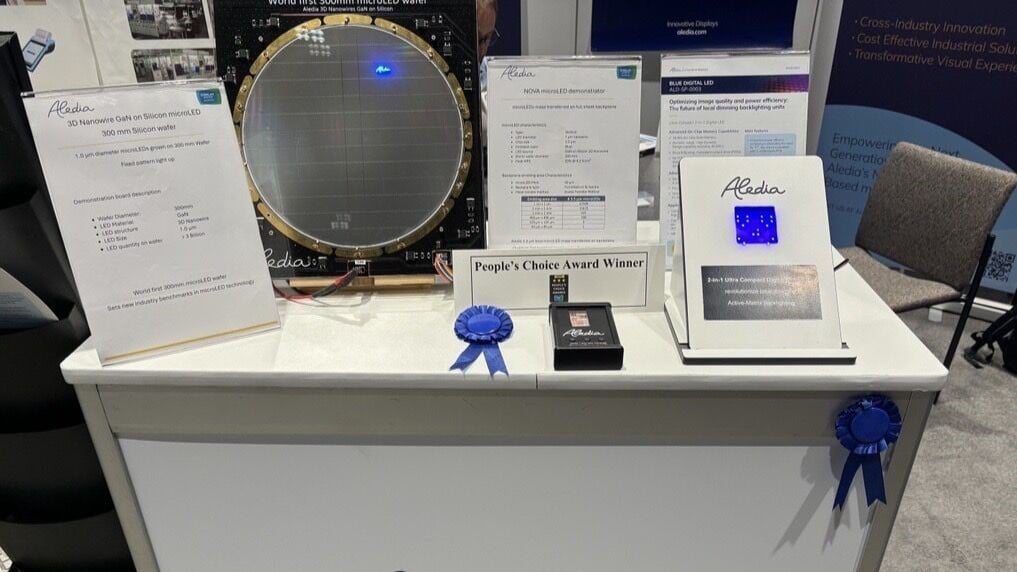 Aledia參加Touch Taiwan 2024展示microLED技術創新 - 新電子科技雜誌 Micro-electronics